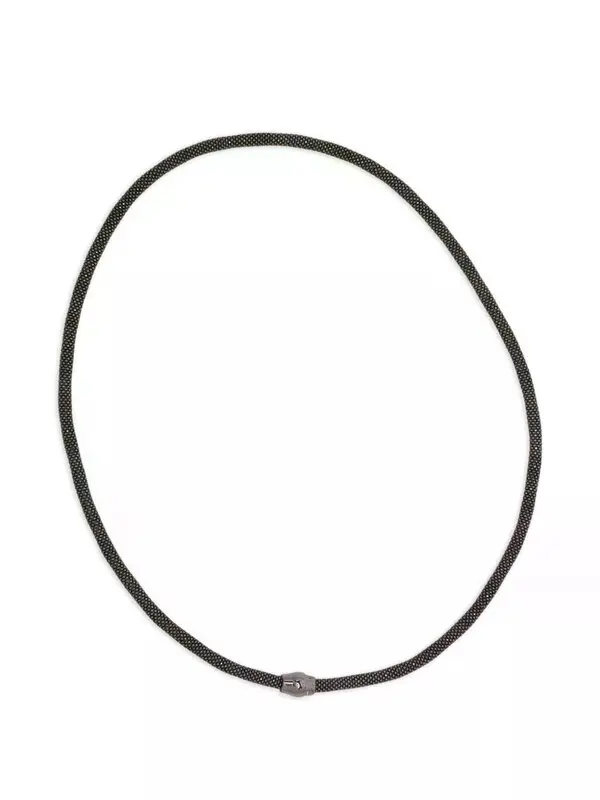 Giorgio Armani Tubular Necklace - Black