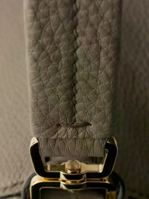 Prada Leather Shoulder Bag - Grey