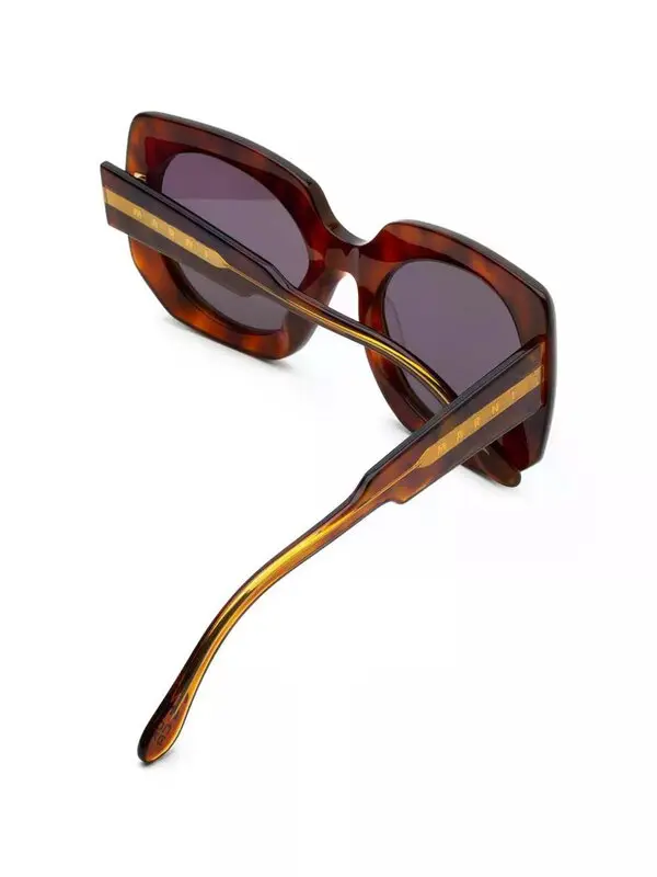 Marni Geometric Frame Sunglasses