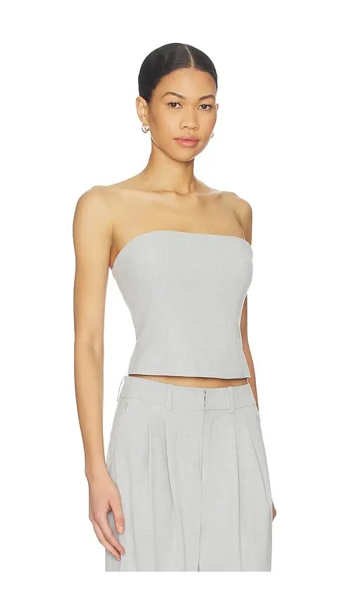 Good American Essential Suiting Strapless Top