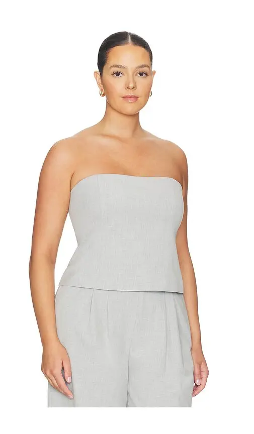 Good American Essential Suiting Strapless Top