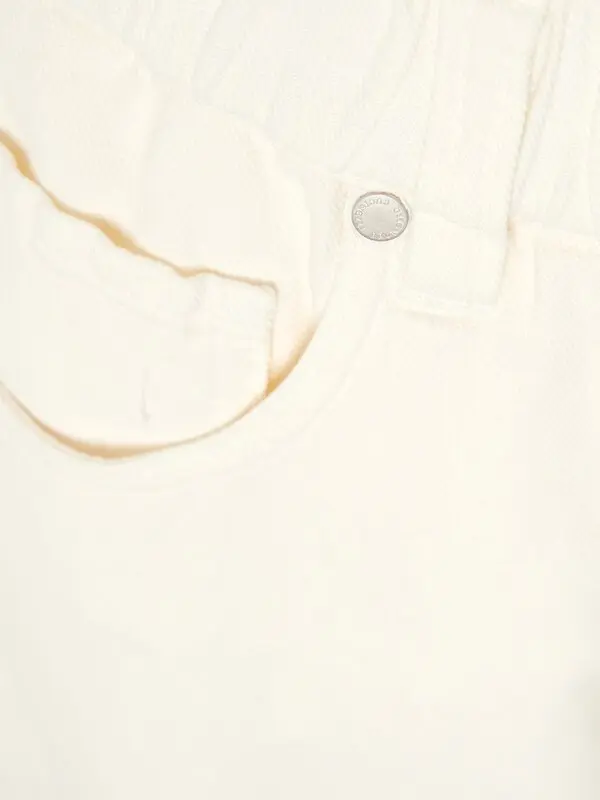 Brunello Cucinelli Bead-embellished Cotton And Linen-blend Wide-leg Trousers