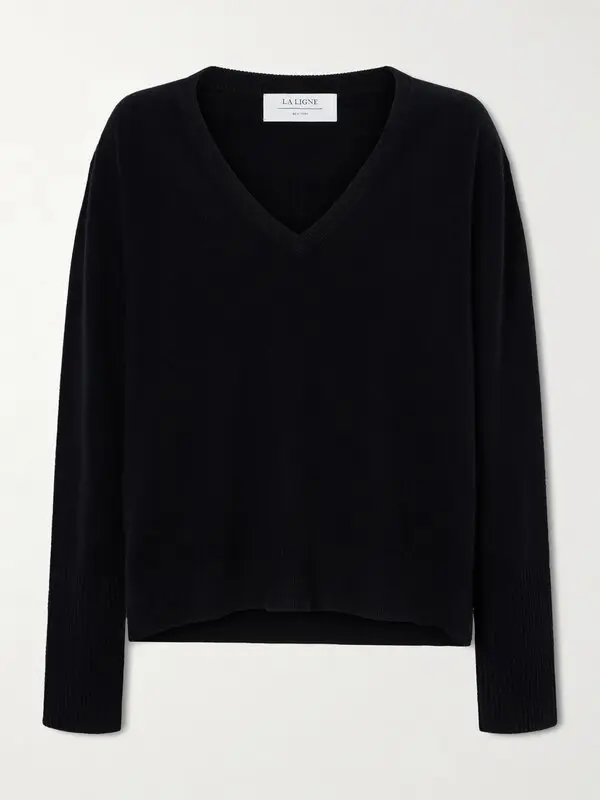 LA LIGNE V-neck Cashmere Pullover