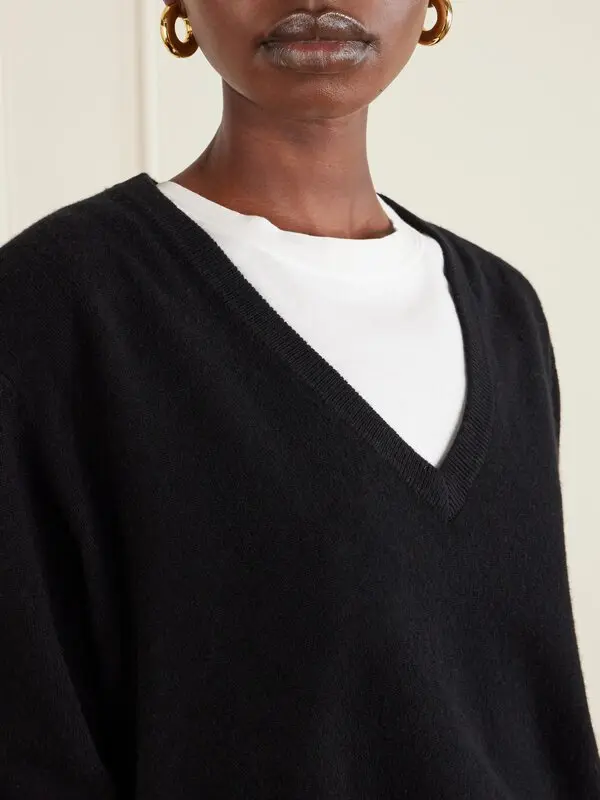 LA LIGNE V-neck Cashmere Pullover