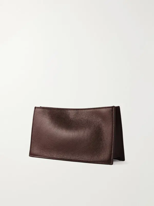 METIER Ease 28 Leather Clutch - Brown