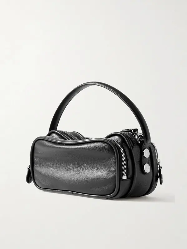 Acne Studios Camero Kit Leather Shoulder Bag - Black
