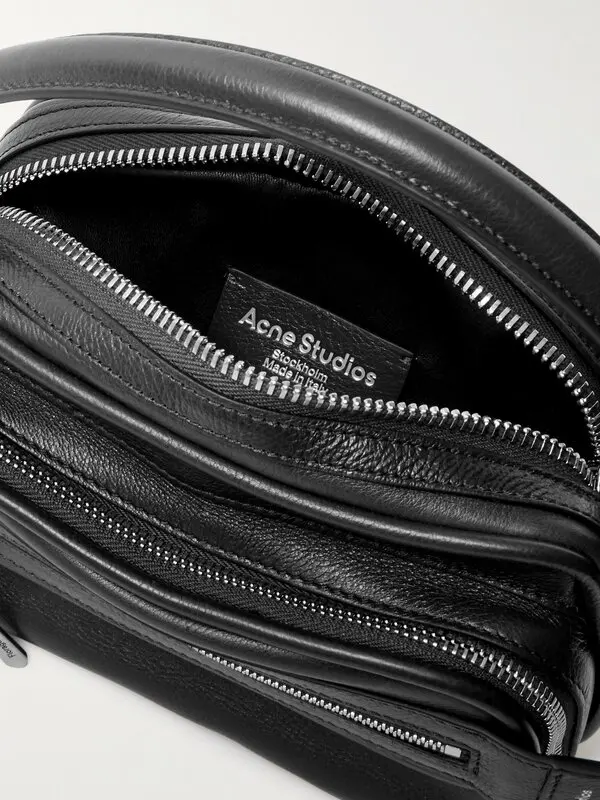 Acne Studios Camero Kit Leather Shoulder Bag - Black