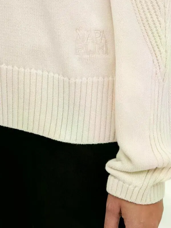NAPAPIJRI Sarca Textured Crew Neck Sweater