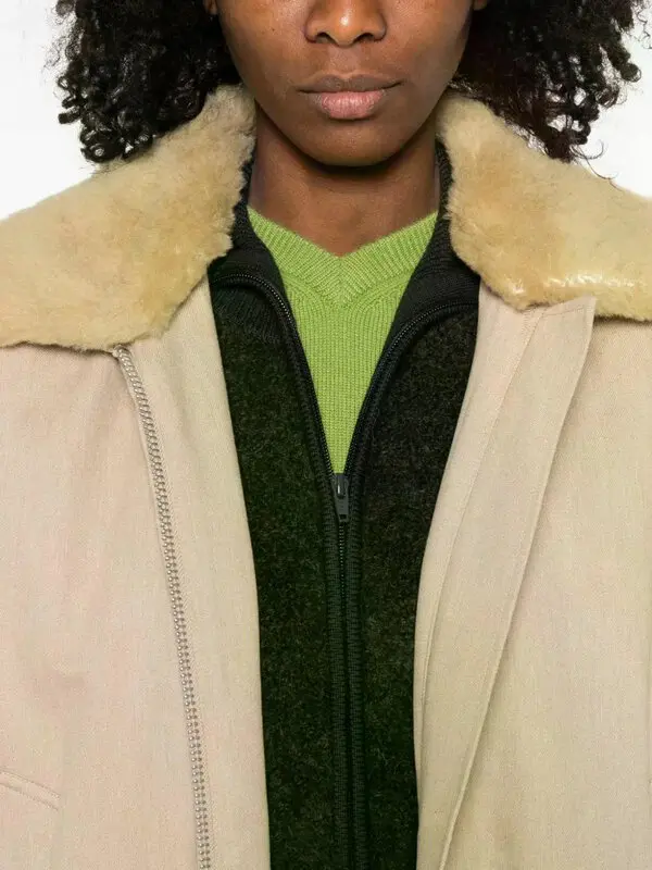 6397 Parka Coat With Fur Collar