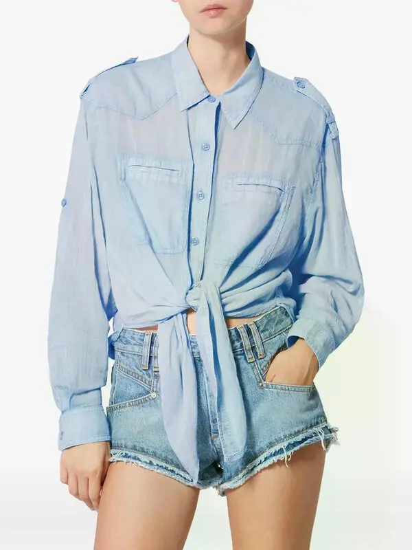 MARANT ETOILE Valiane Shirt - Blue