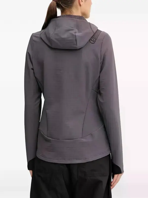 LA SPORTIVA Zip-up Hooded Jacket With Logo Detail