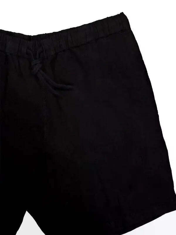 120% Lino Linen Drawstring Waist Shorts