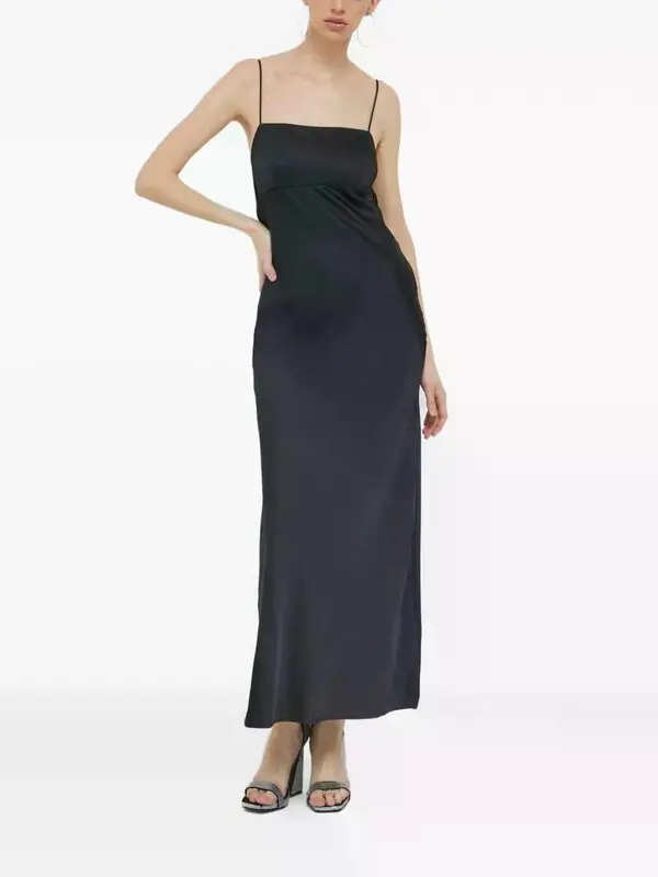 Abercrombie Open-back Maxi Dress - Black