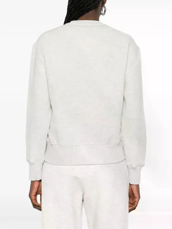 AUTRY Logo Detail Crewneck Sweatshirt - Grey
