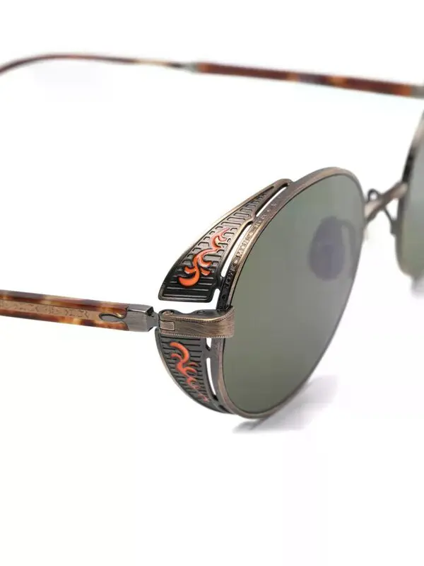 Matsuda Round Frame Sunglasses - Gold