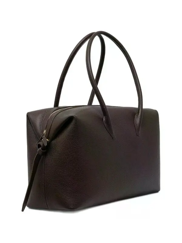 Yuzefi Brioche Knotted Shoulder Bag - Brown