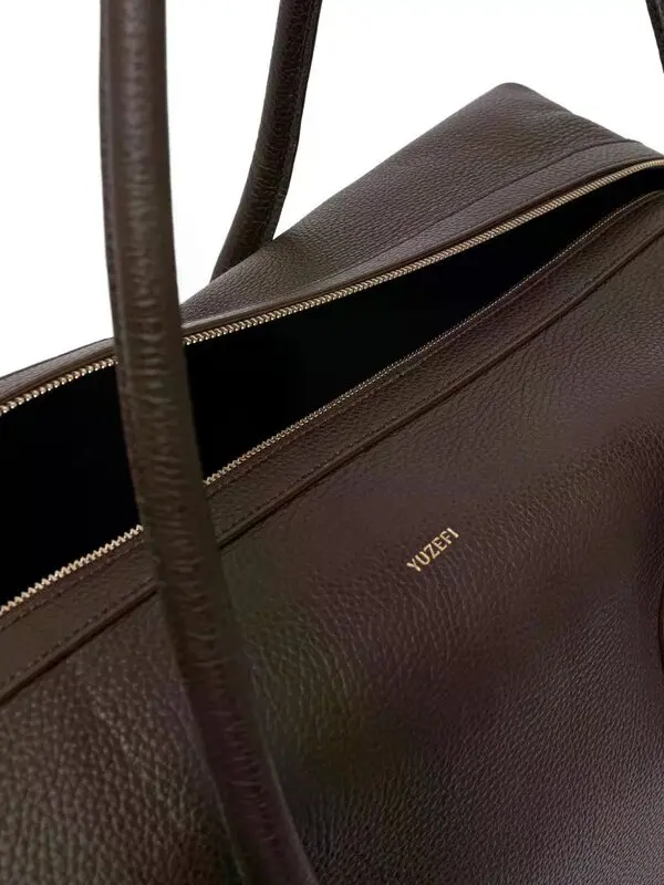Yuzefi Brioche Knotted Shoulder Bag - Brown