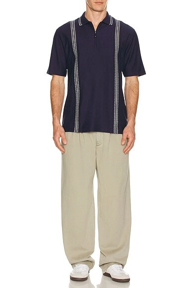 PALMES Panel Zip Polo