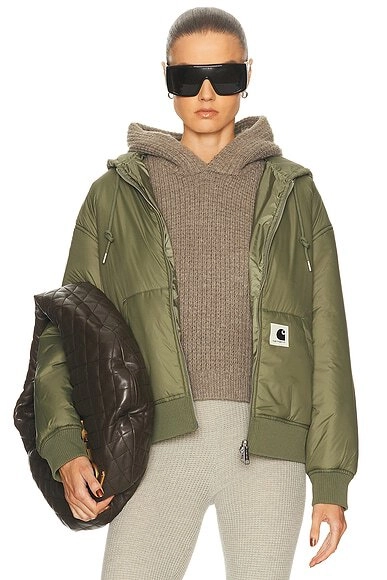 Carhartt Work In Progress Hooded Gadd Jacket - Dollar Green