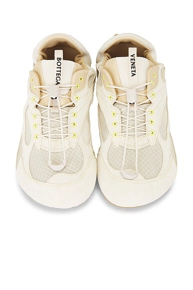 Bottega Veneta Nylon Trek Orbit Flash Sneakers - String Tufo