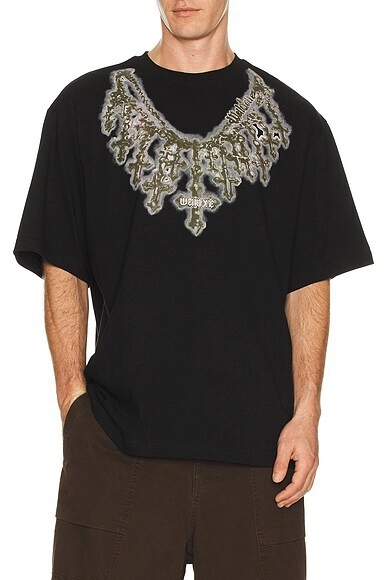 We11Done Cross Necklace T-shirt