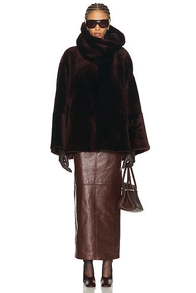 Nour Hammour Shearling Lodge Coat