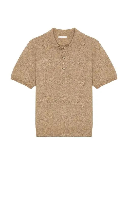 ENTIRE STUDIOS Short Sleeve Knit Polo In . Also - Brown