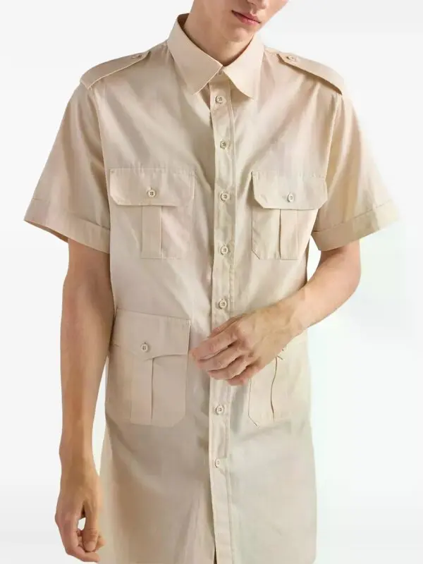 Prada Patch-pocket Short-sleeve Shirt