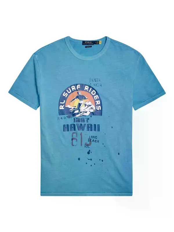 Polo Ralph Lauren Santa Monica-graphic T-shirt