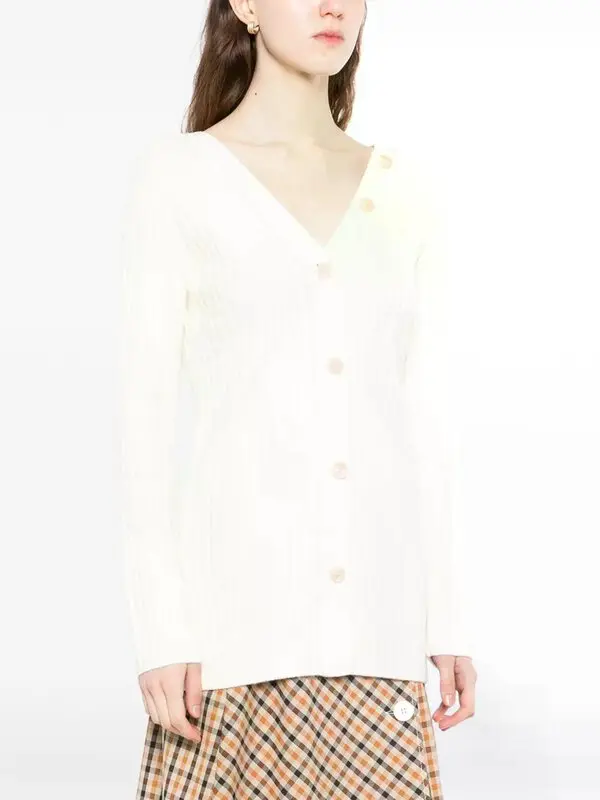 Theory Button-back V-neck Cardigan