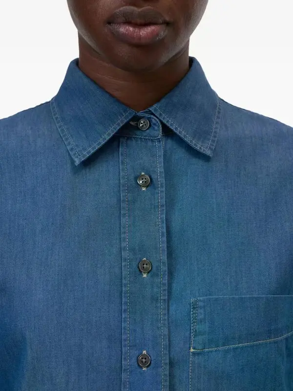 Closed Cropped Classic Shirt