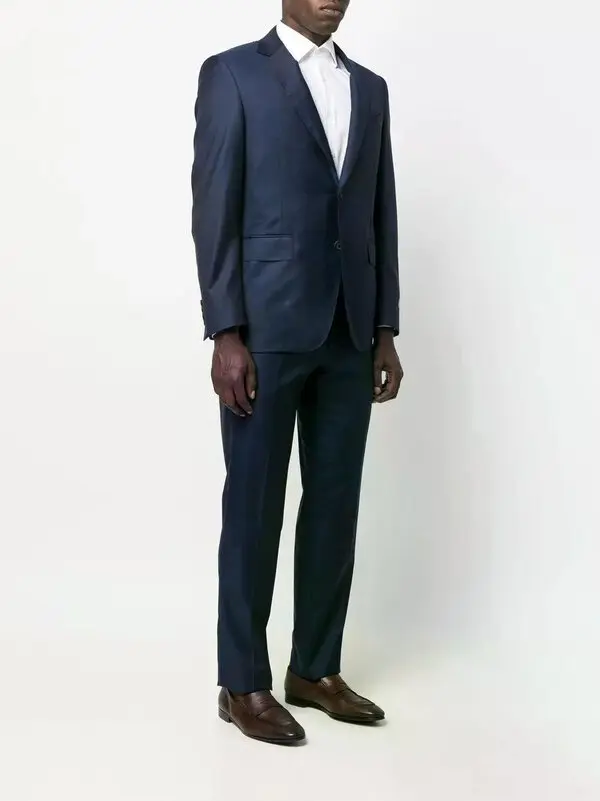 Canali Logo-patch Single-breasted Suit