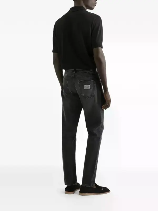 Dolce & Gabbana Logo Plaque Jeans