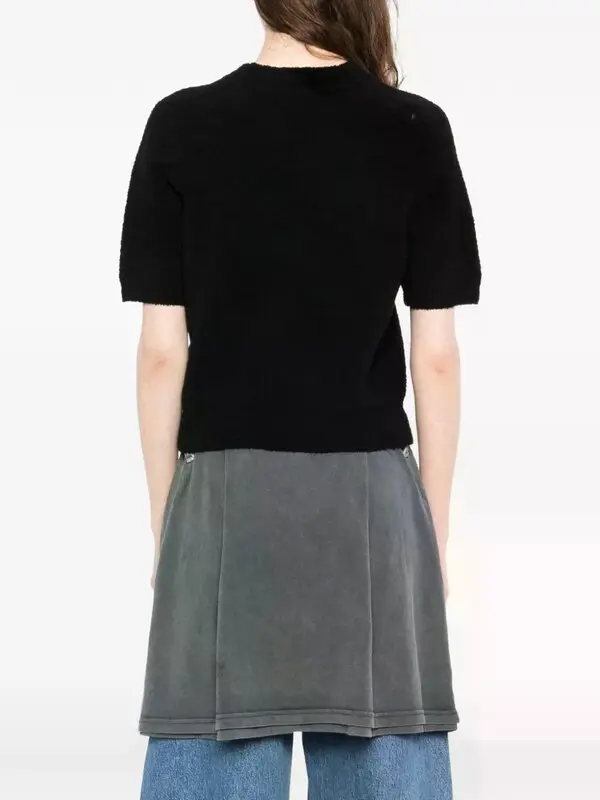 Alexander Wang Short Sleeve Cropped Top