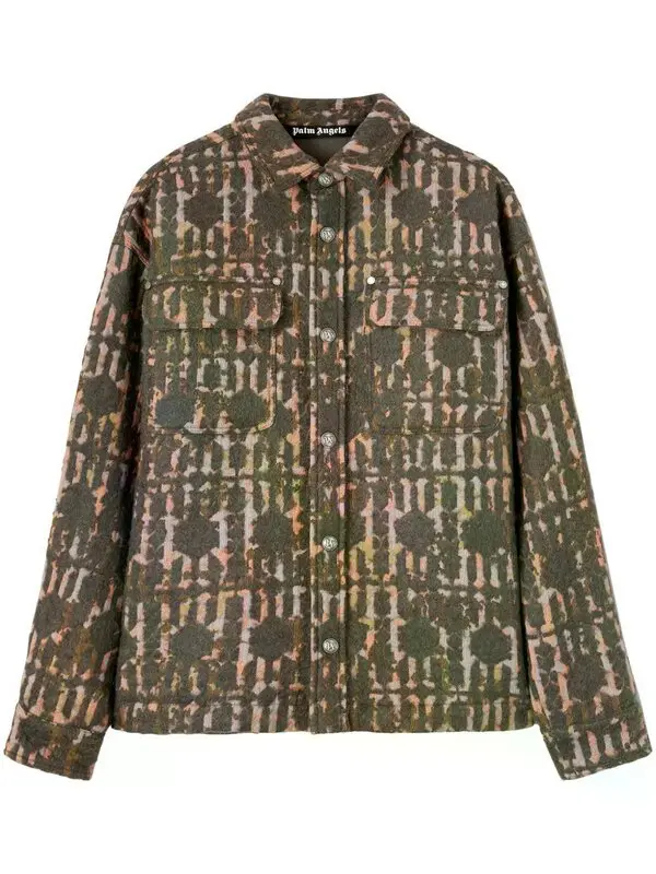 Palm Angels Monogram Pattern Jacket