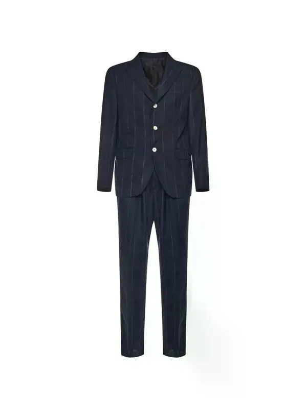 Eleventy Single-breasted Pinstripe Suits
