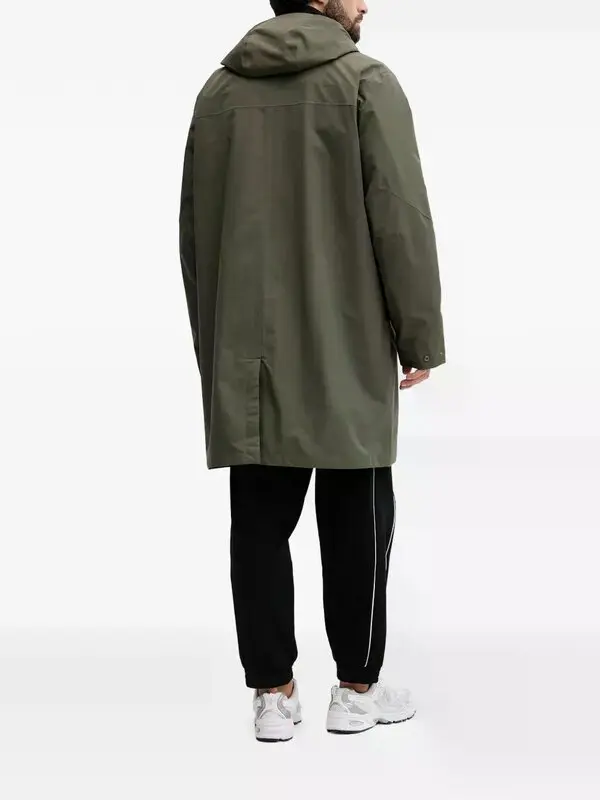 The North Face Hooded Logo-print Coat
