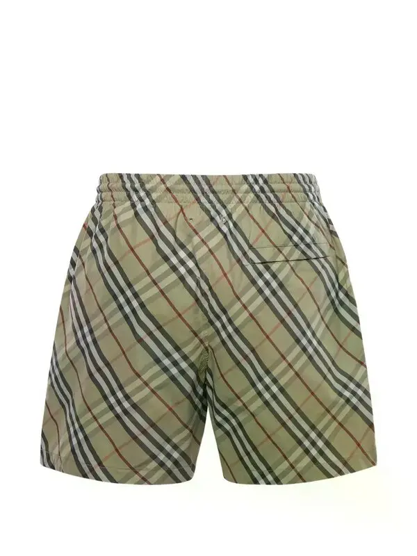 Burberry Check Pattern Swim Shorts