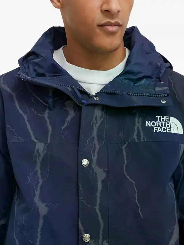 The North Face Hooded Jacket With Pattern