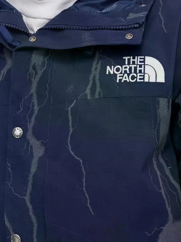 The North Face Hooded Jacket With Pattern