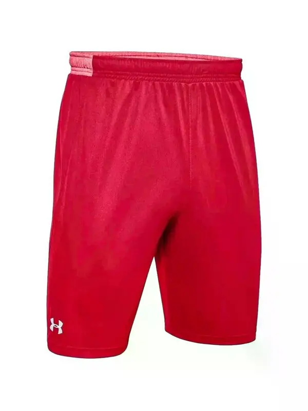 Under Armour Locker Shorts With Logo Detail - Red