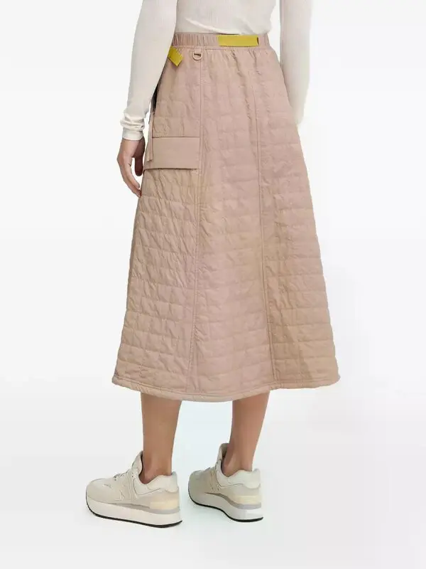The North Face Quilted Belted Midi Skirt - Neutrals