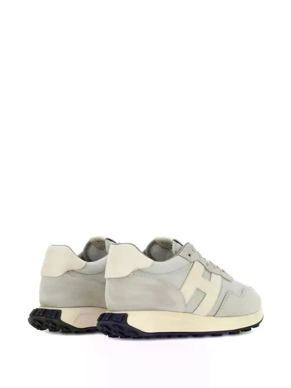 Hogan Logo Detail Lace-up Sneakers - Grey
