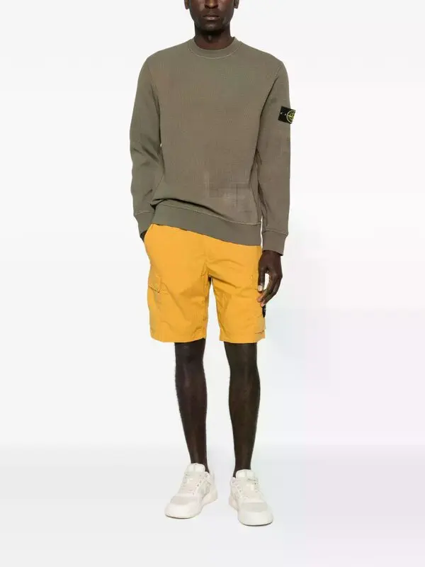 Stone Island Waffle-knit Patch Sweatshirt