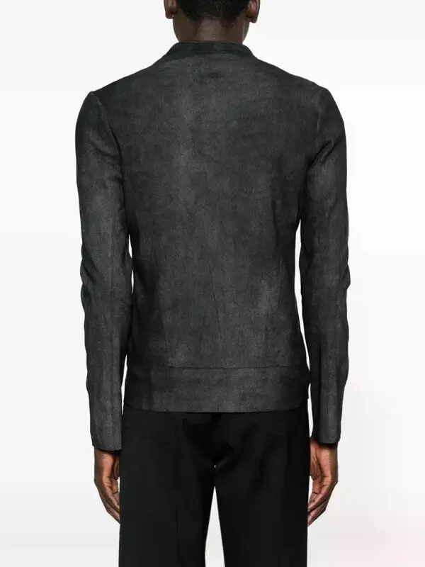 GIORGIO BRATO Zipped Leather Jacket
