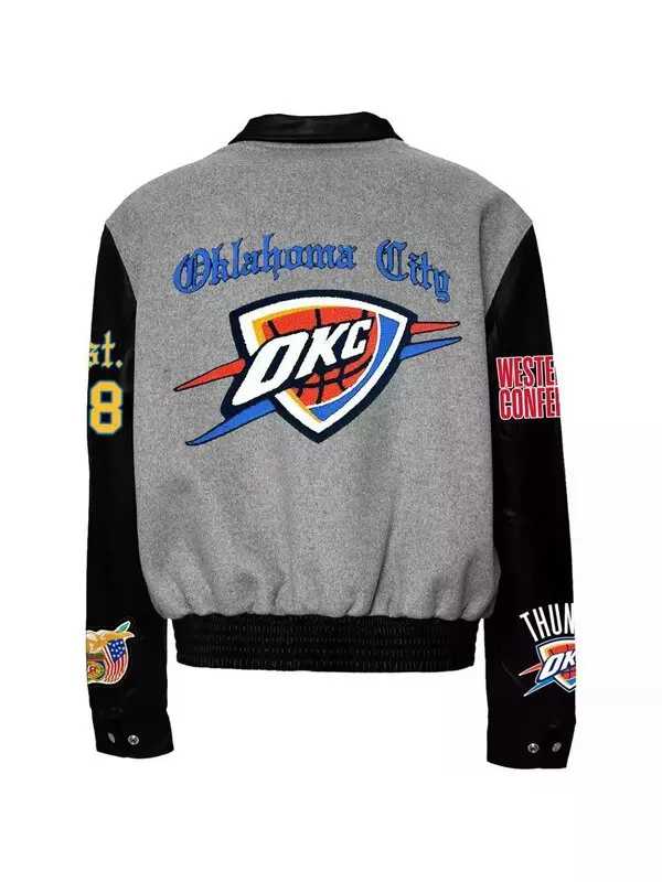 JEFF HAMILTON Oklahoma City Thunder Varsity Jacket By