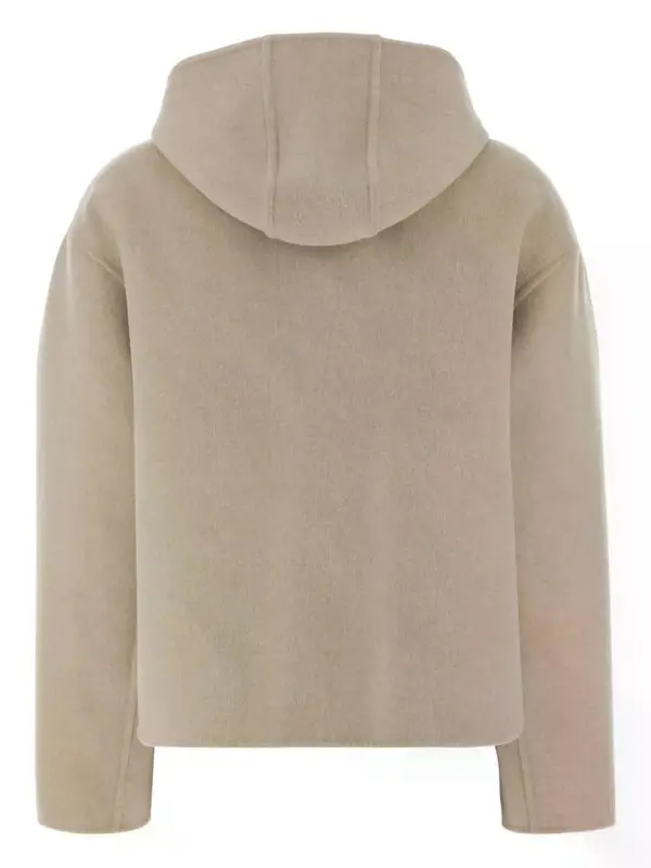 Fendi Zip-up Hooded Jacket With Patch Pockets
