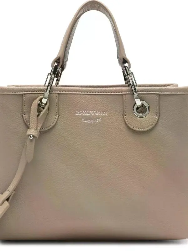 Emporio Armani Small Myea Tote Bag - Neutrals