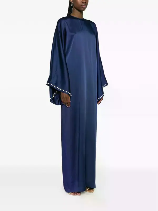 Stella McCartney Embellished Cape Sleeve Maxi Dress