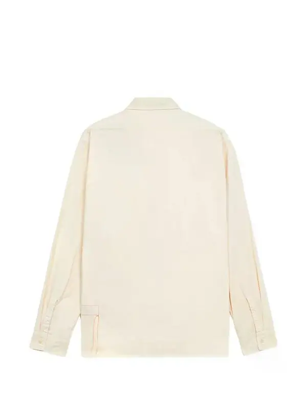 FORTELA Workt Patch-pocket Shirt - Neutrals